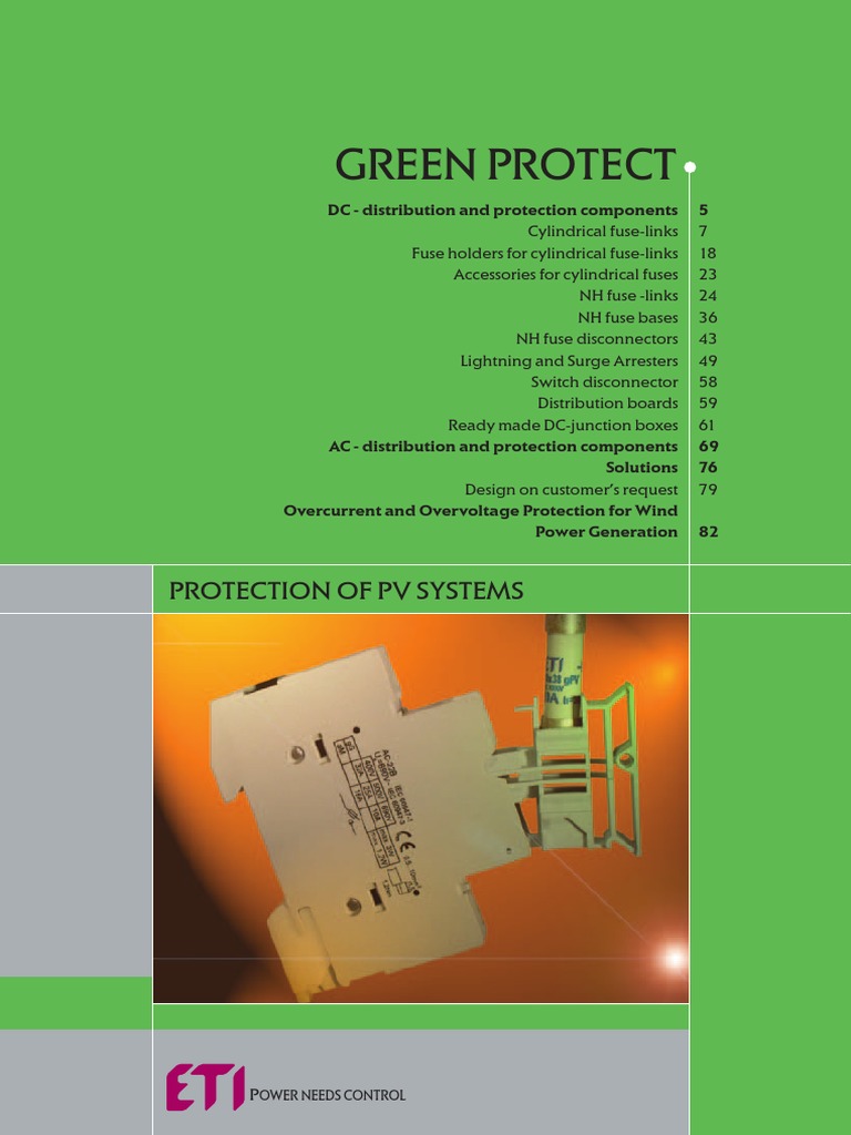 PV System Protection Solutions | PDF | Photovoltaic System | Photovoltaics
