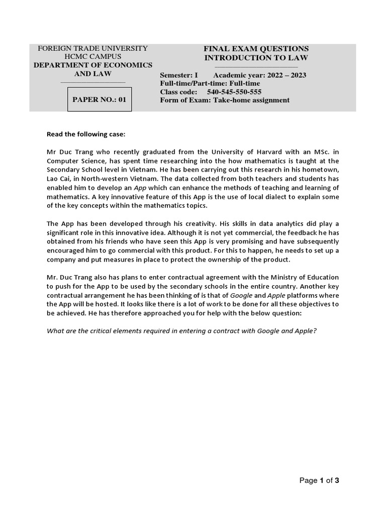 Final Exam 2022 | PDF | Citation | Apa Style