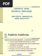 Profedeele. Contraste de Pasados. Pretérito Imperfecto e Indefinido ...