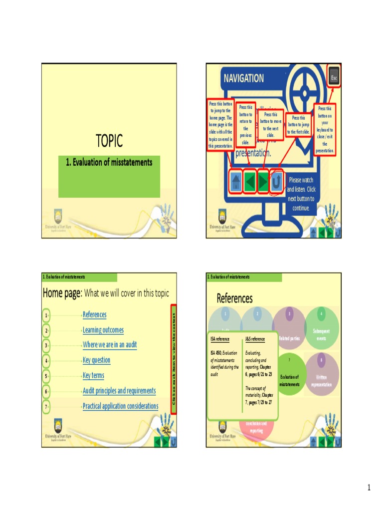 Audit Misstatement Evaluation Guide | PDF | Financial Audit | Audit