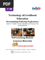 Module 2 Dressmaking 7 | PDF | Sewing Machine | Sewing