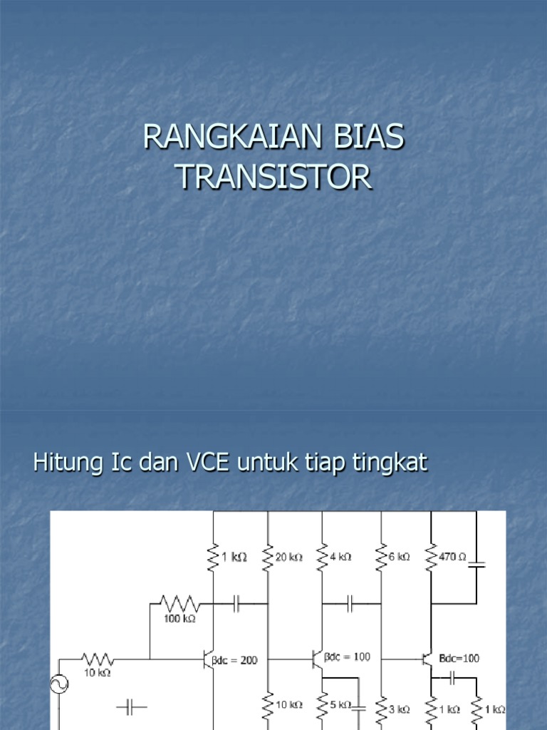 Rumus VCE dan Perhitungan Transistor | PDF | Sains & Matematika