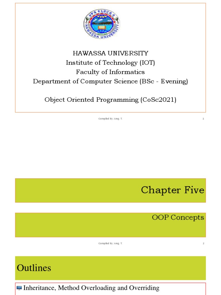 Chapter 5 Ev Oop Pdf Method Computer Programming Inheritance Object Oriented