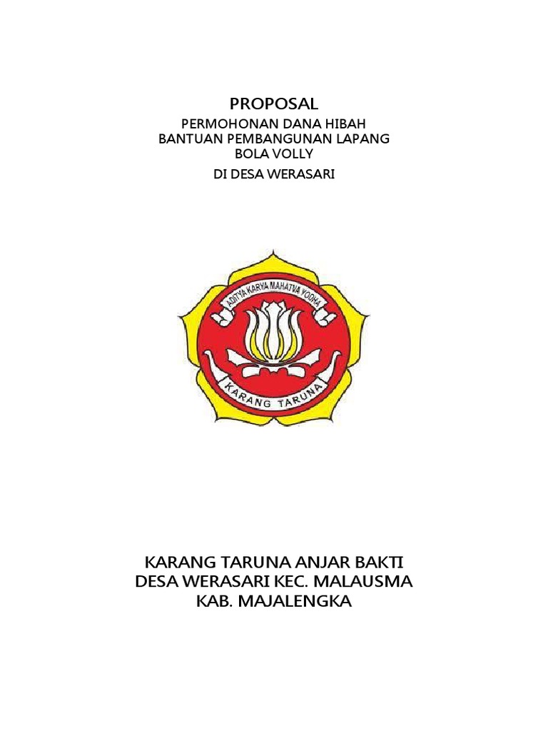 Proposal Pembangunan Bola Voly | PDF