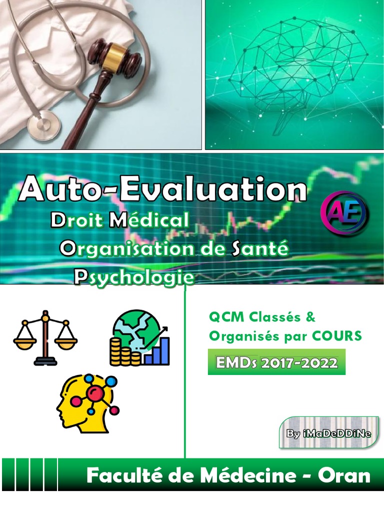 QCM Droit Médical 6ème Année Oran | PDF | Loi | Constitution