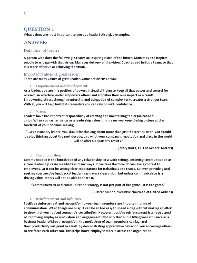 Sociology Assignment | PDF | Leadership | Empathy