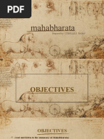 GAPAS - Mahabharata Lesson Plan | PDF | Ancient Indian Literature | Mahabharata