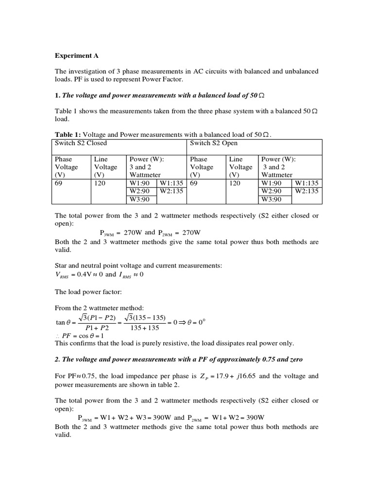 Power Lab N6 | PDF | Electrical Engineering | Electricity