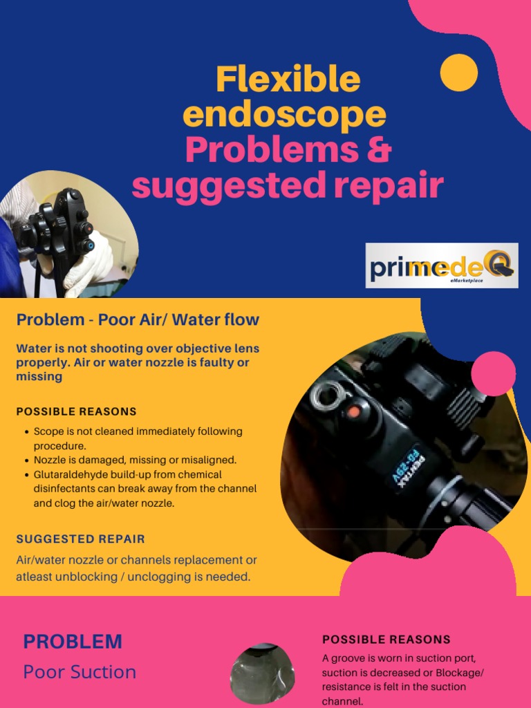 Causes of Flexible Endoscope Damage and Suggested Repair | PDF ...