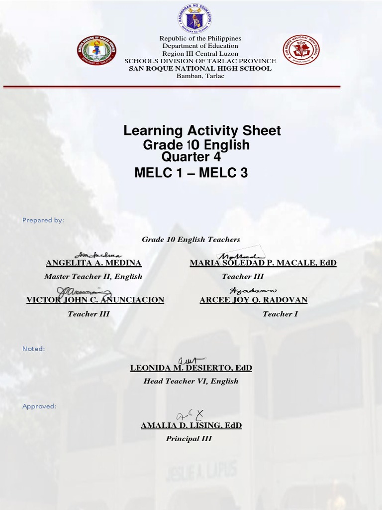 English10 Q4 Melc1 3 | PDF | Quantitative Research | Statistics