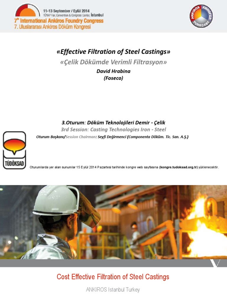 Effective Filtration of Steel Castings | PDF | Casting (Metalworking ...