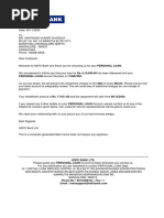 ICICI Cheque Book Request Letter | PDF