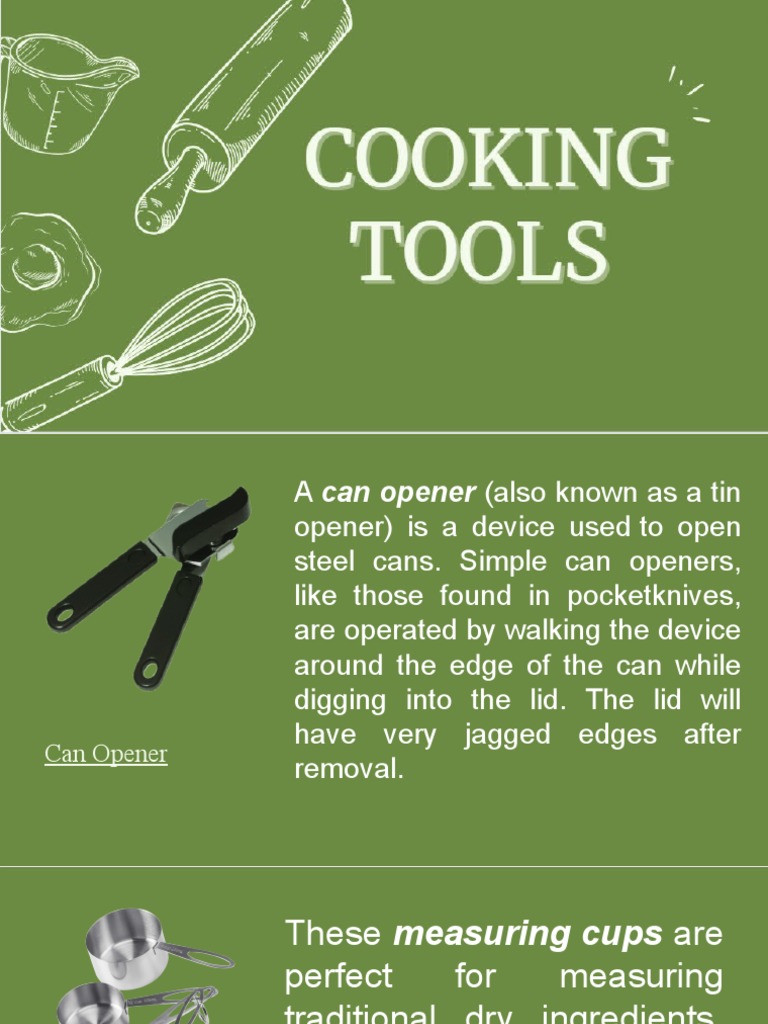 Cooking Tools Pdf Knife Cooking