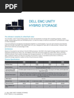 Dell EMC Unity XT Series Datasheet | PDF