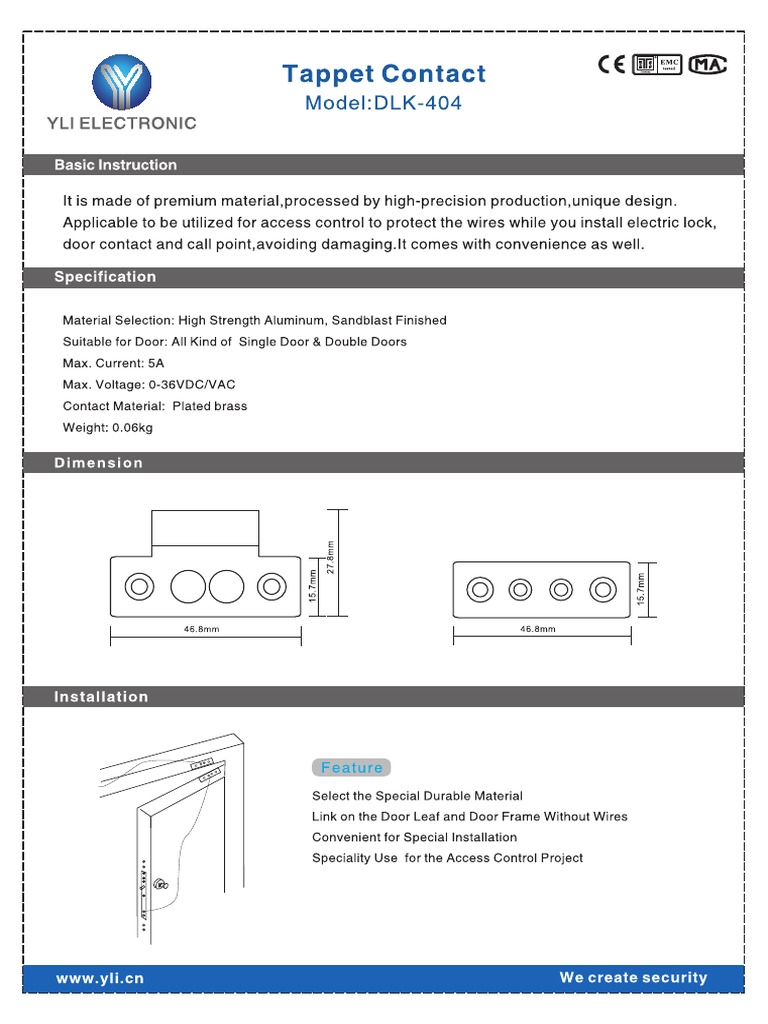 Yli Electronic DLK 404 | PDF