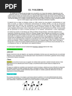 El Voleo y Tipos de Voleo en El Volibol | PDF | Vóleibol | Entretenimiento