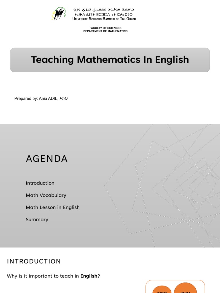 Teaching Mathematics in English p1 | PDF | Arithmetic | Elementary ...