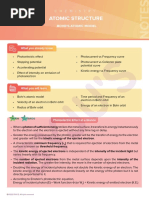 Structure of Atom - PYQ Sheet (Solutions) - Manzil JEE 2025 | PDF | Electron | Atomic Orbital
