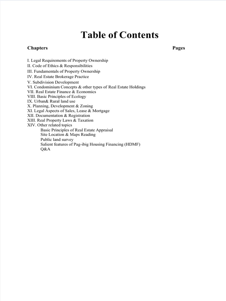 PAREB Brokers Review Manual | PDF | Lease | Citizenship