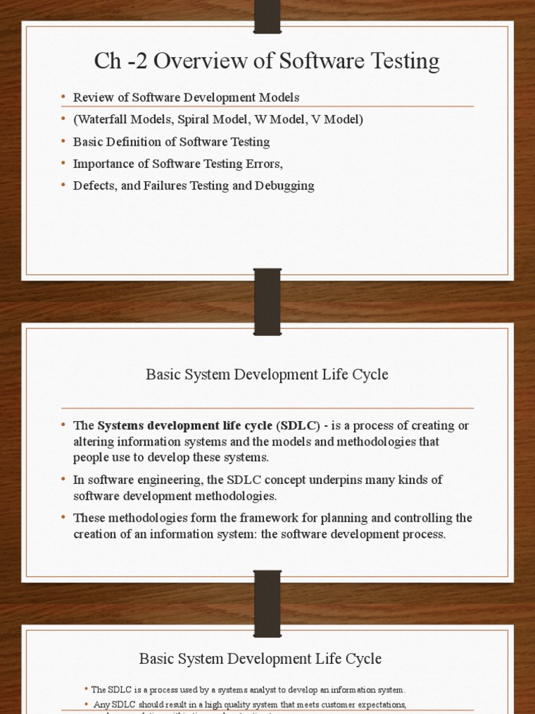 CH - 2 Overview of Software Testing | PDF | Software Development ...