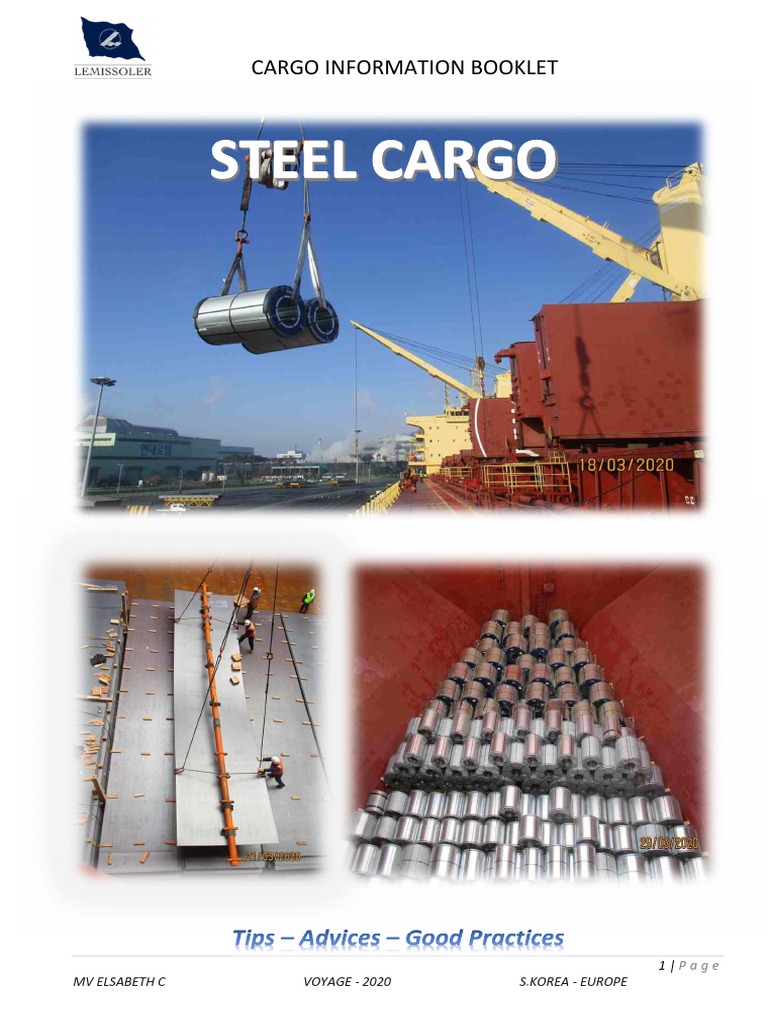 Steel Cargo Booklet | Download Free PDF | Cargo | Ships