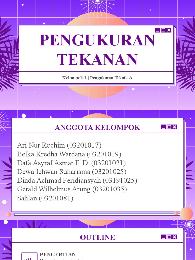 Kelompok 1 Kelas A - Pengukuran Tekanan | PDF