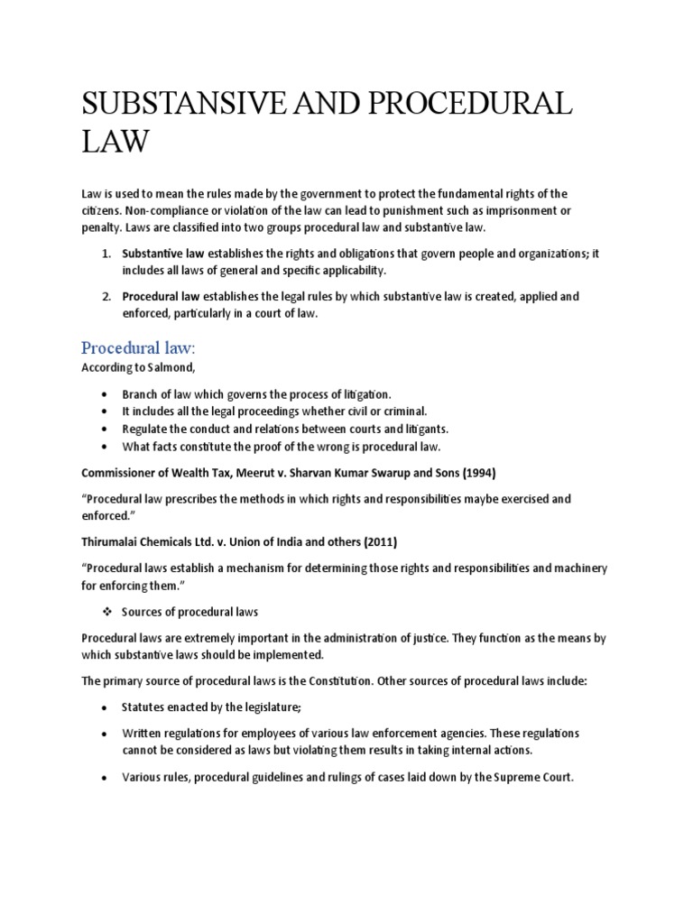 Law Fundamentals for Legal Students | PDF | Pleading | Substantive Due ...