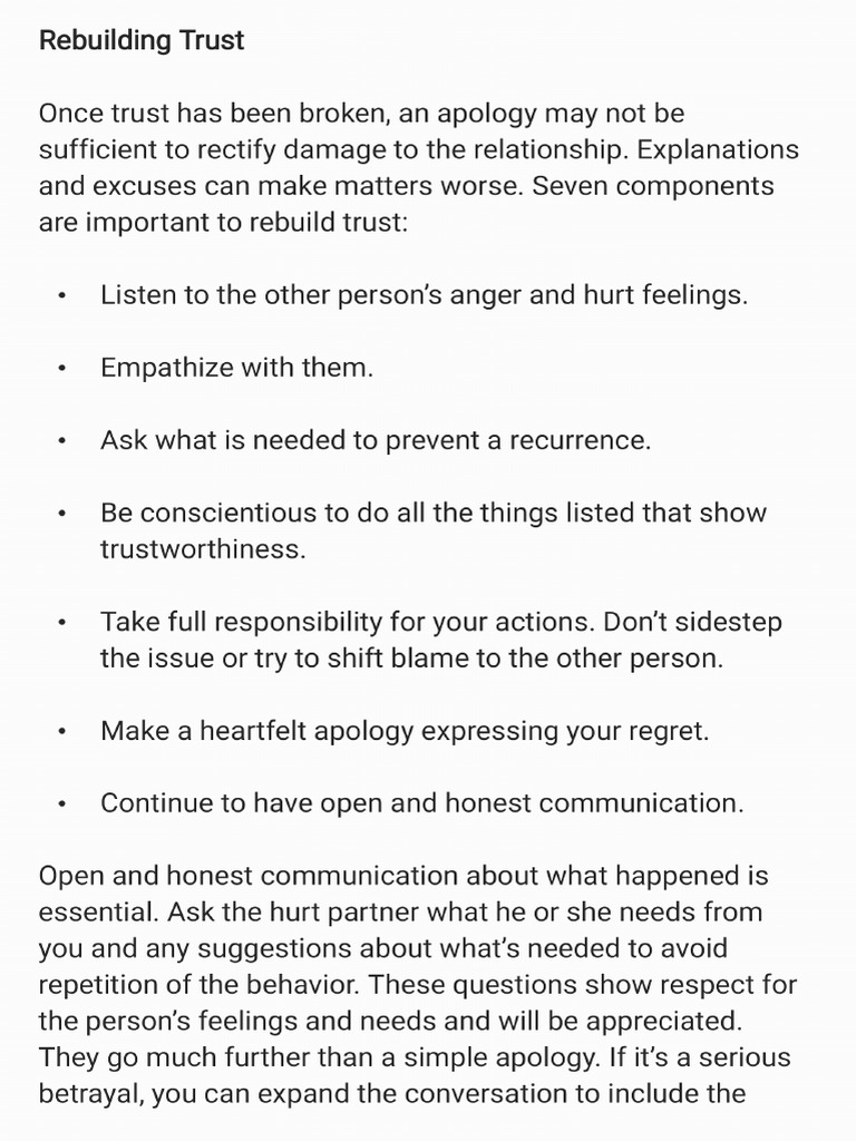 Rebuilding Trust | PDF