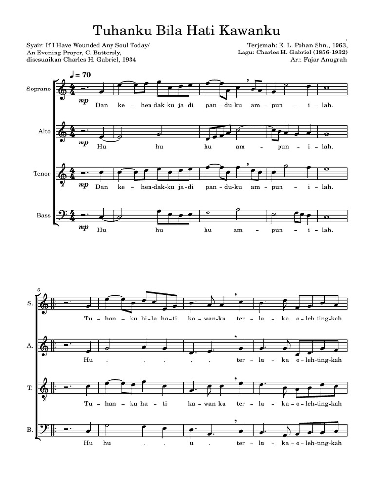 Tuhanku - Bila - Hati - Kawanku New PDF | PDF