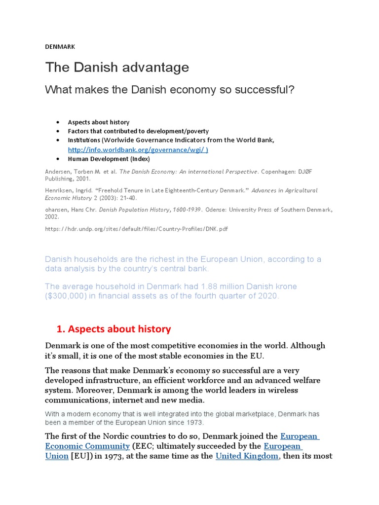 Denmark | PDF | Denmark | Human Development Index