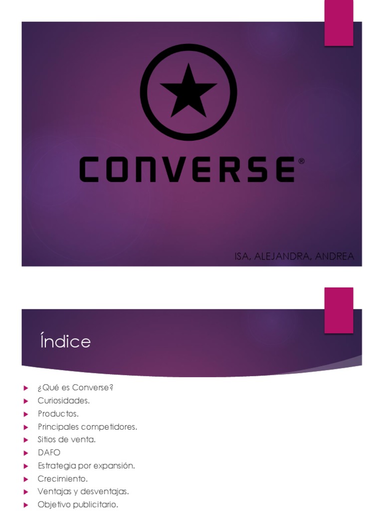 Trabajo Converse. | PDF