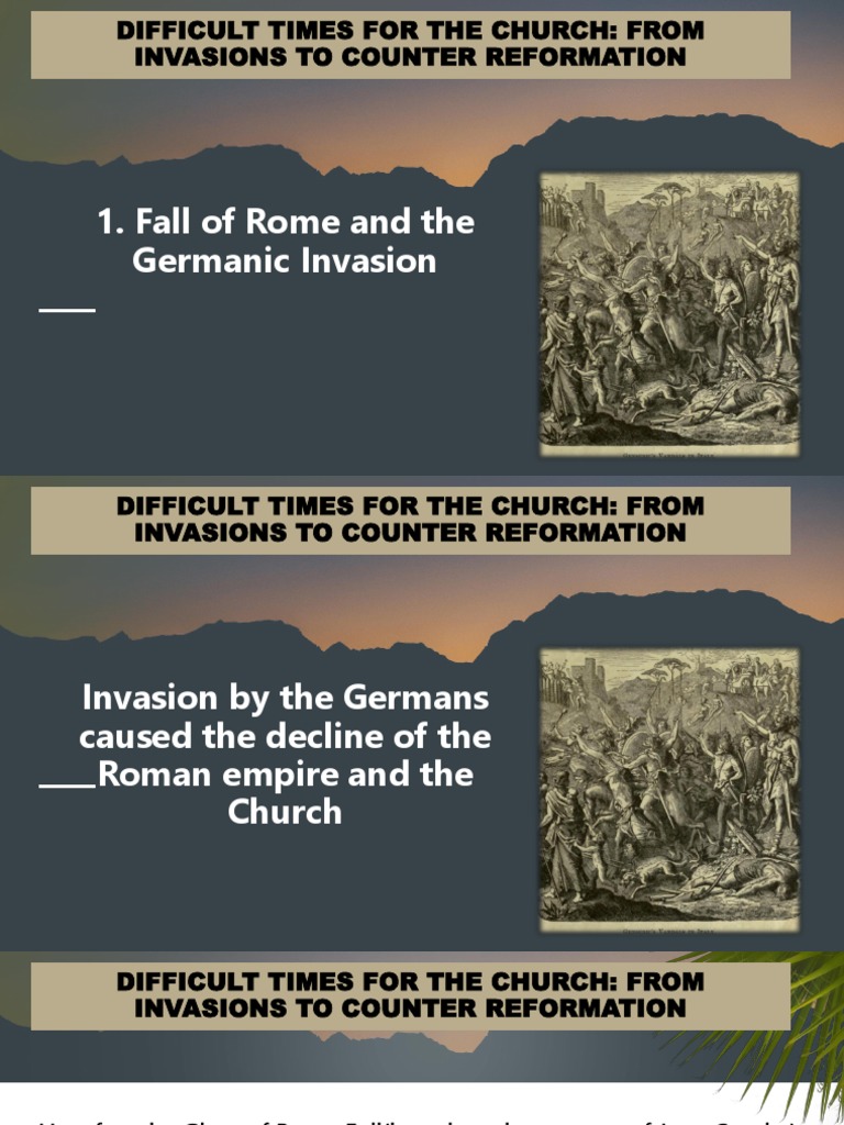 The Decline of the Church in Dark Times: From Germanic Invasions to the ...