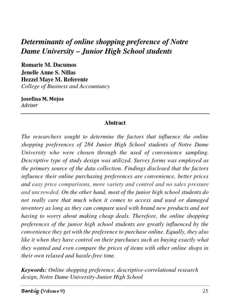 02 CBA Online Shopping Final | PDF