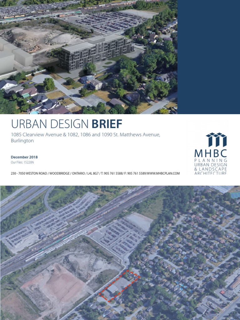 4 Urban Design Brief Burlington | PDF | Safety | City