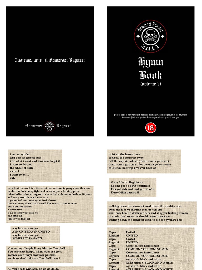 Hymn Book: Insieme, Uniti, Il Somerset Ragazzi | PDF | Sports | Leisure