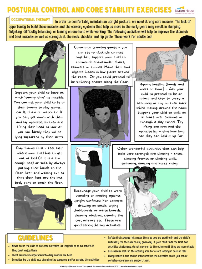 Postural Control and Core Stability Exercises | PDF