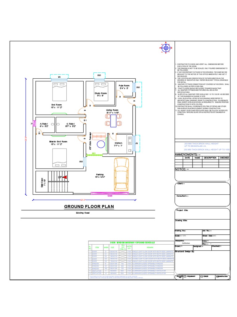 GF Layout Plan Annapurna Cemen-1t | PDF | Door | Economic Sectors