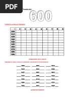 Numeración Del 600 Al 700 | PDF