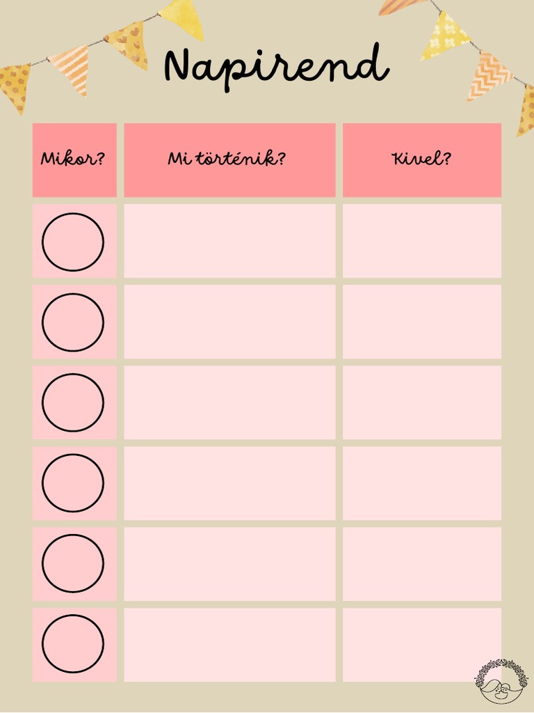 Napirend Táblázat | PDF