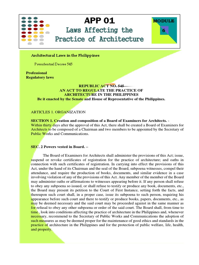 Module 6 APP 1 RA 545.ed | PDF | Architect | U.S. Securities And ...