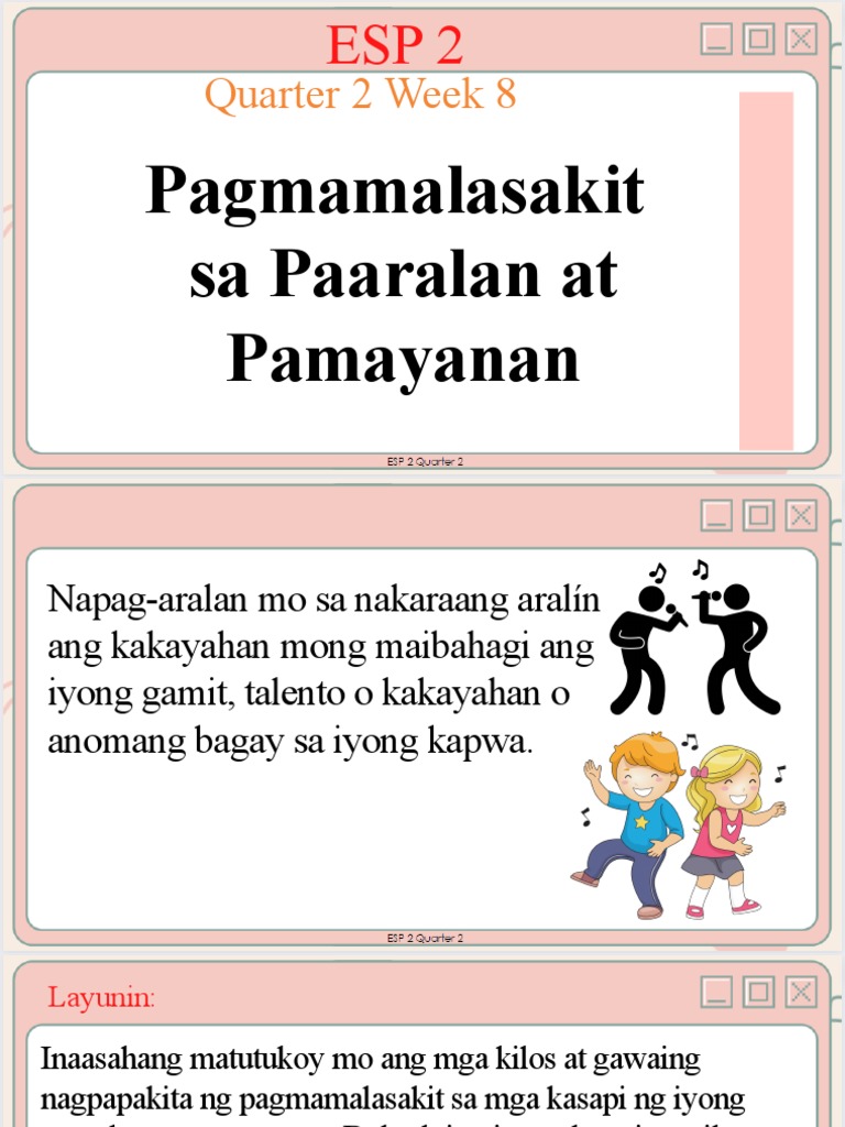 Esp 2 Q2 Week 8 | PDF