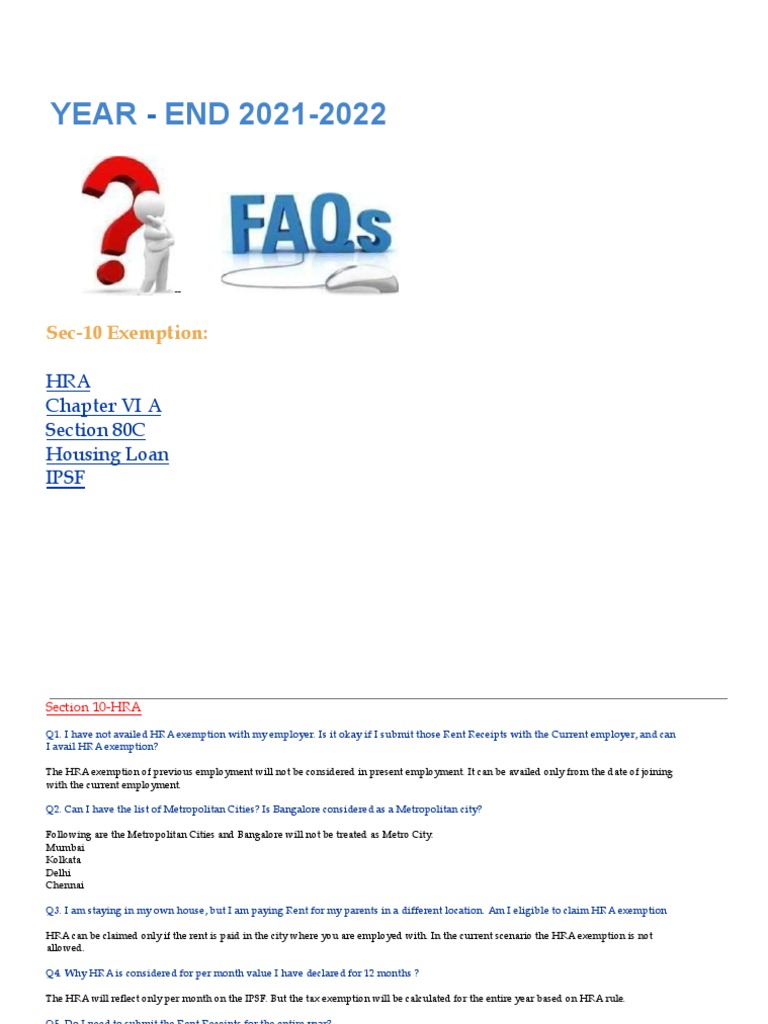 Year End FAQs - 2021-2022 | PDF | Loans | Insurance