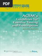 ACSM Preparticipation Screening Guidelines | PDF