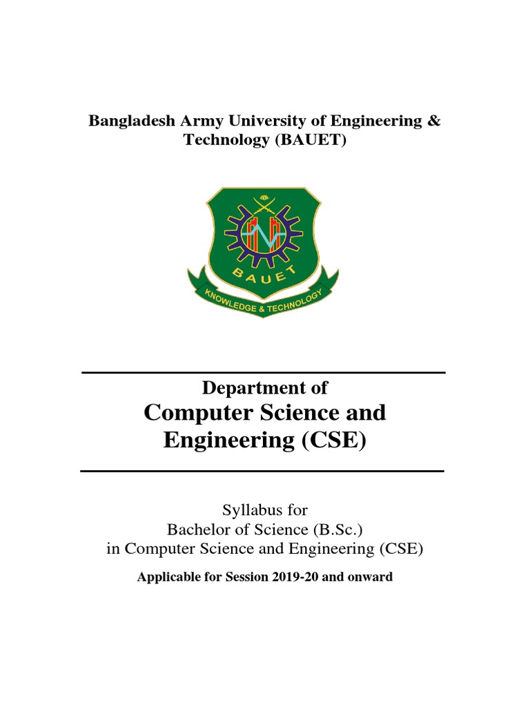 CSE Syllabus Full-1 | PDF