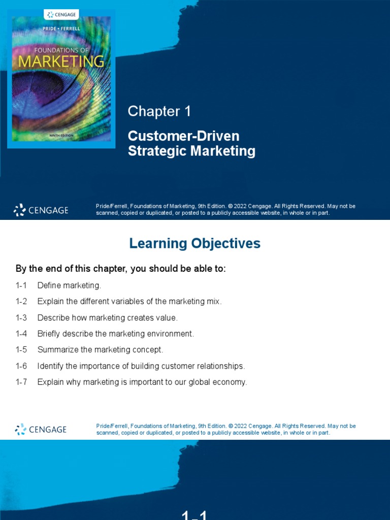 Pride - FoM - 9e - PPT - CHAPTER 01 | PDF | Marketing | Value (Economics)