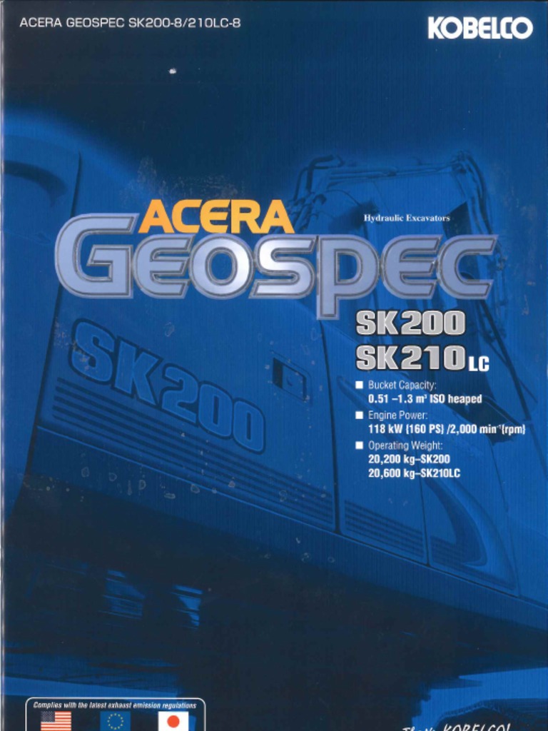 SK200-8 Specification | PDF