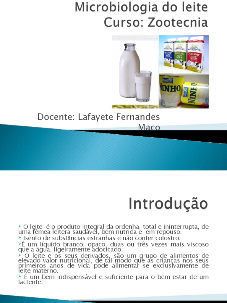Microbiologia Do Leite | PDF | Leite | Queijo
