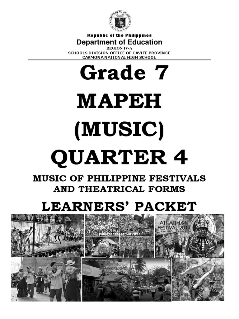 Learning Packet in Music 4th Grading | PDF | Cebu | Philippines