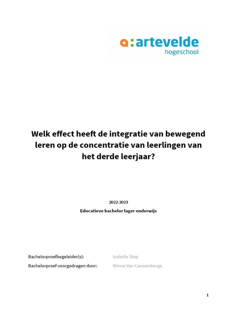 Bachelorproef WinneVanCauwenberge 2022-2023 | PDF