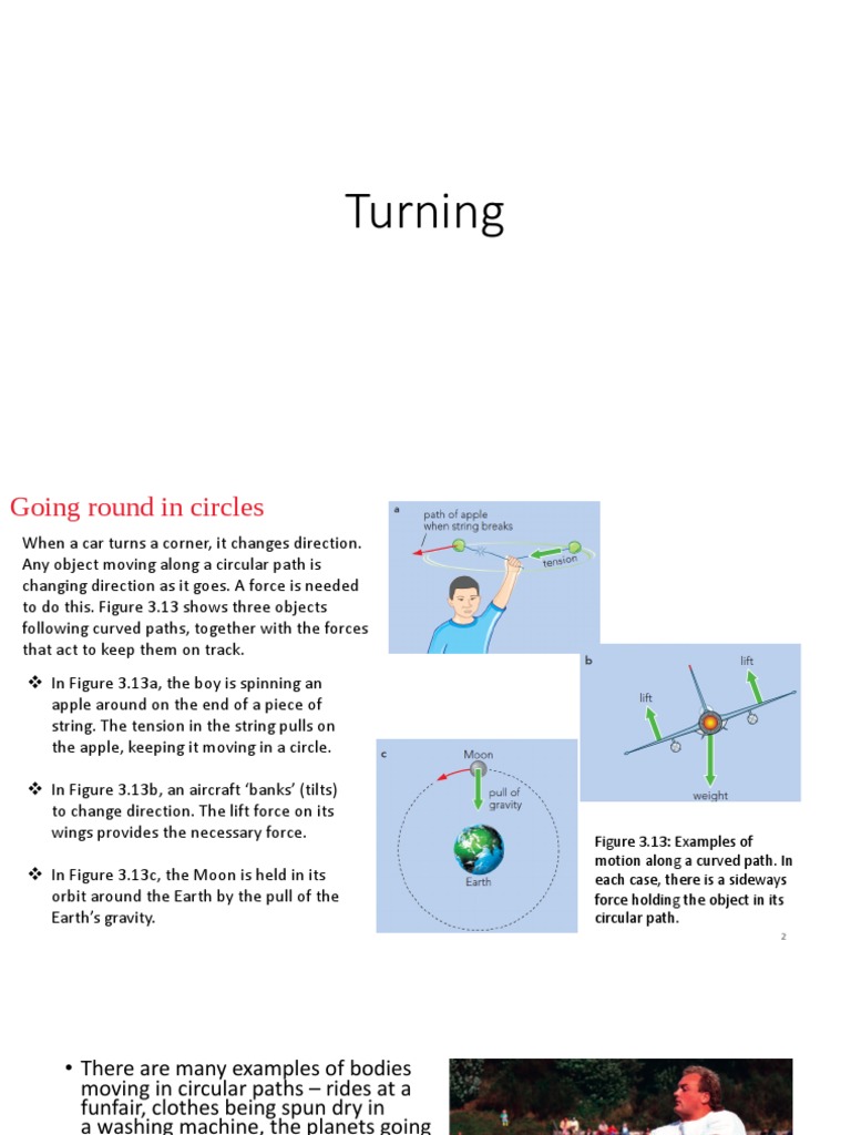 Turning | PDF | Force | Orbit